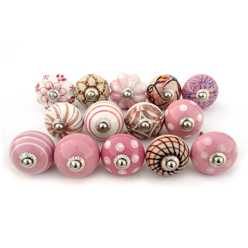 Pink Knobs - Etsy