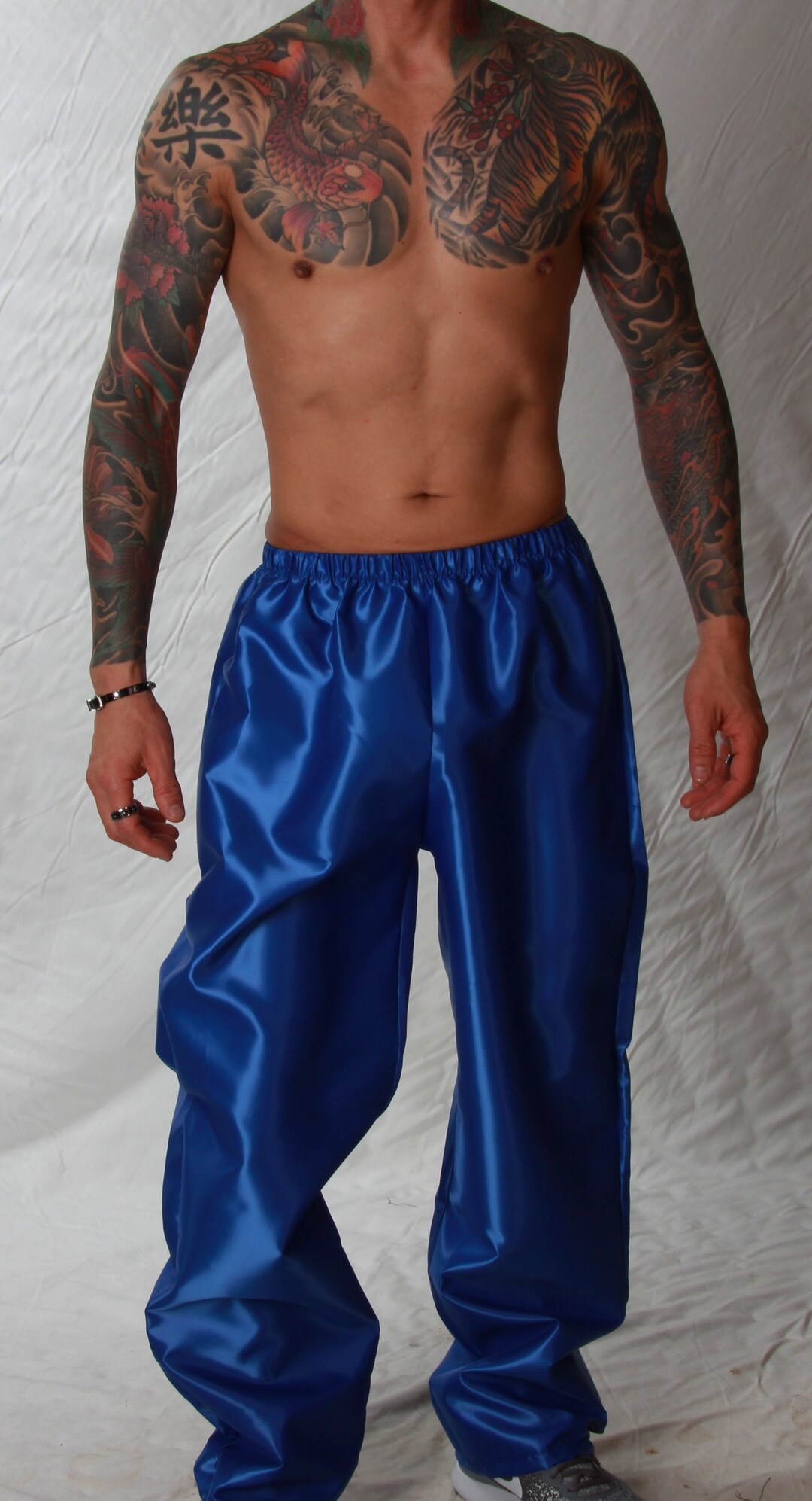 Polyester Satin Bed/lounge Pants Sizes Small to 4XL Royal Blue - Etsy