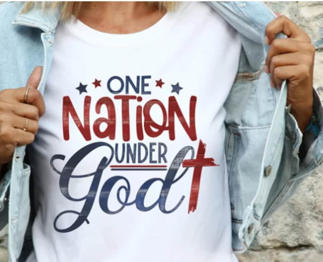 One Nation Under God, T-shirt - Etsy