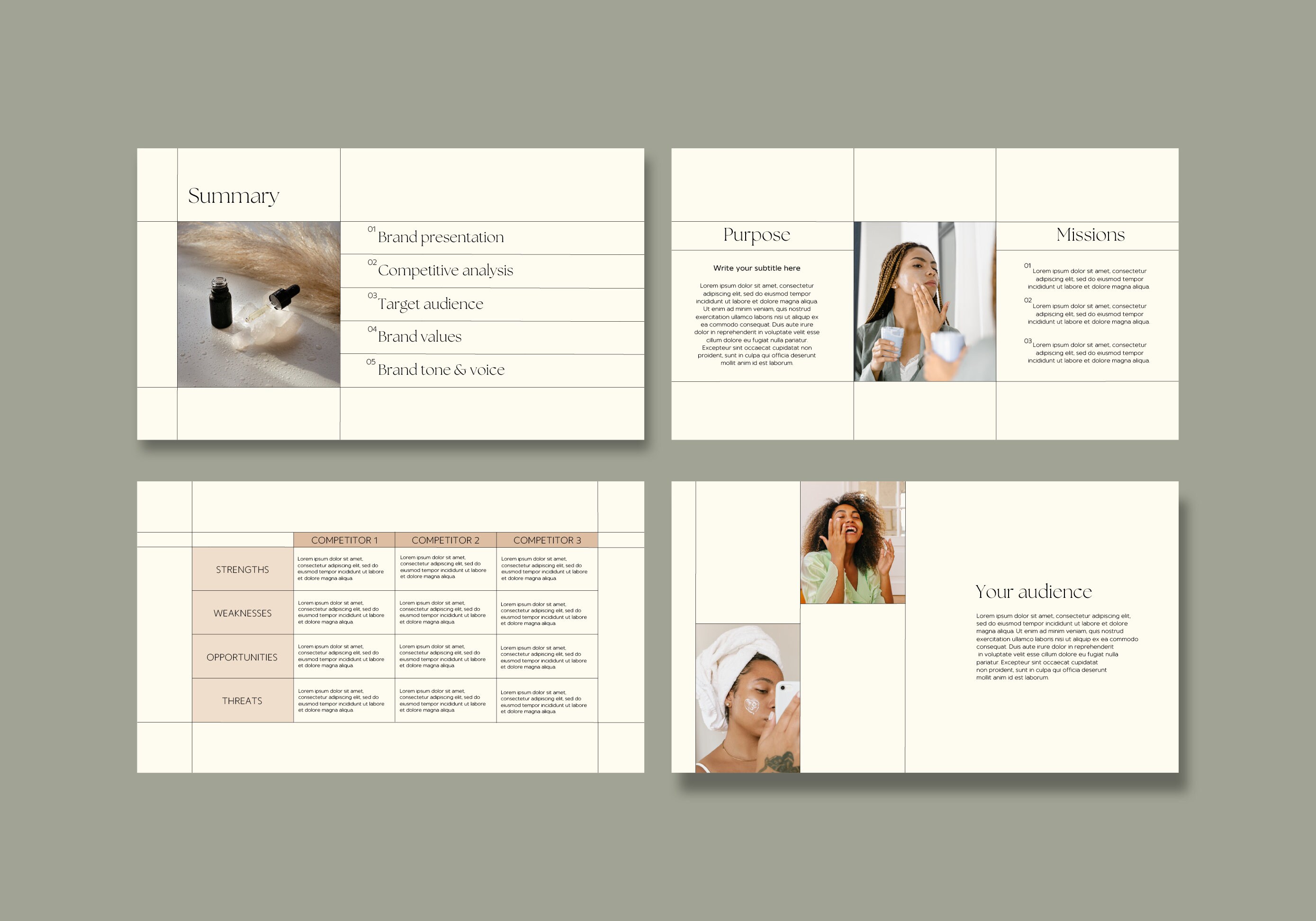 Brand Strategy Template | Canva Template | Brand Strategy Workbook ...