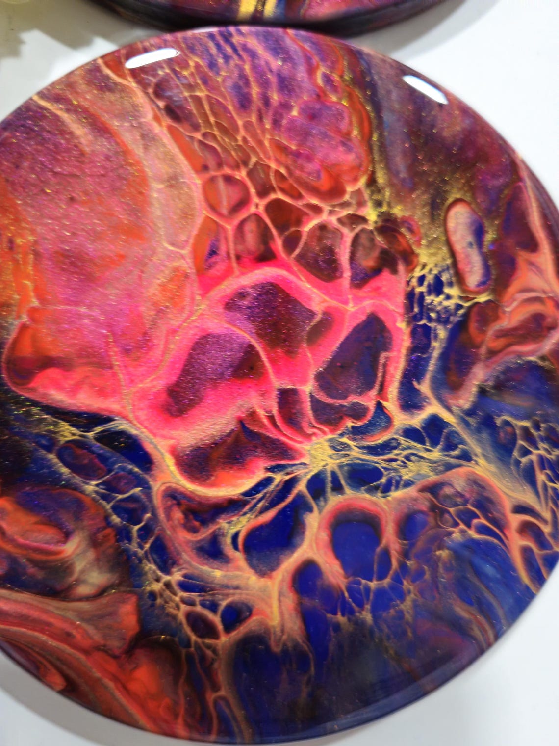 4inch Ceramic Coasters. Hand Painted in Beautiful Colors and Finished ...