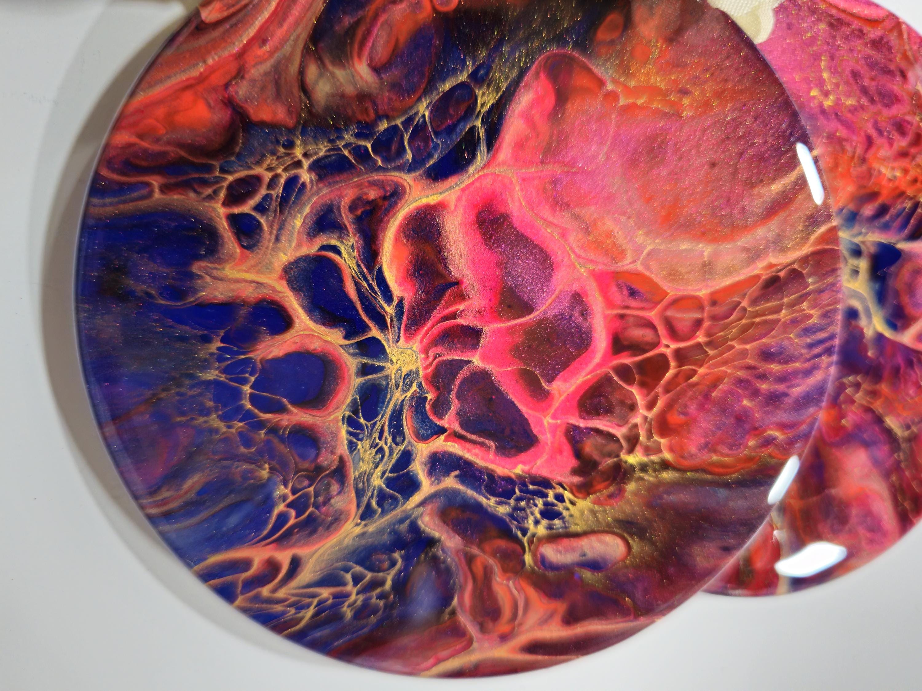 4inch Ceramic Coasters. Hand Painted in Beautiful Colors and Finished ...