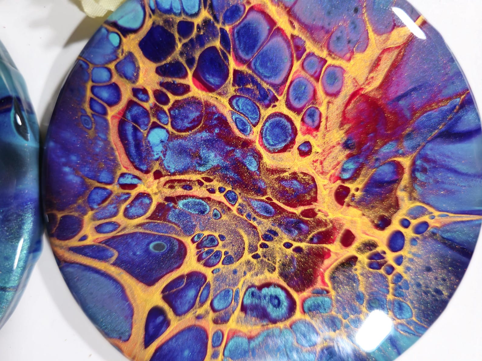 4inch Ceramic Coasters. Hand Painted in Beautiful Colors and Finished ...