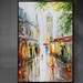 Rain Art Print City Street Art Rainy Day Print Colorful Art Poster Home ...