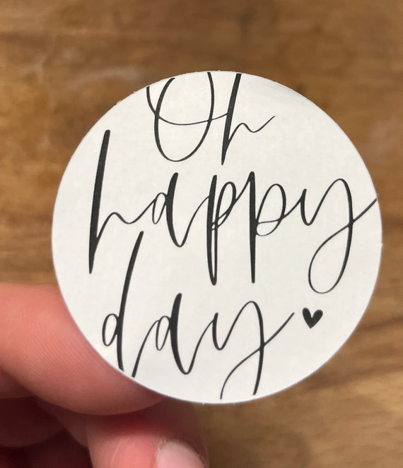 Stickers Oh Happy Day Stickers Labels - Etsy