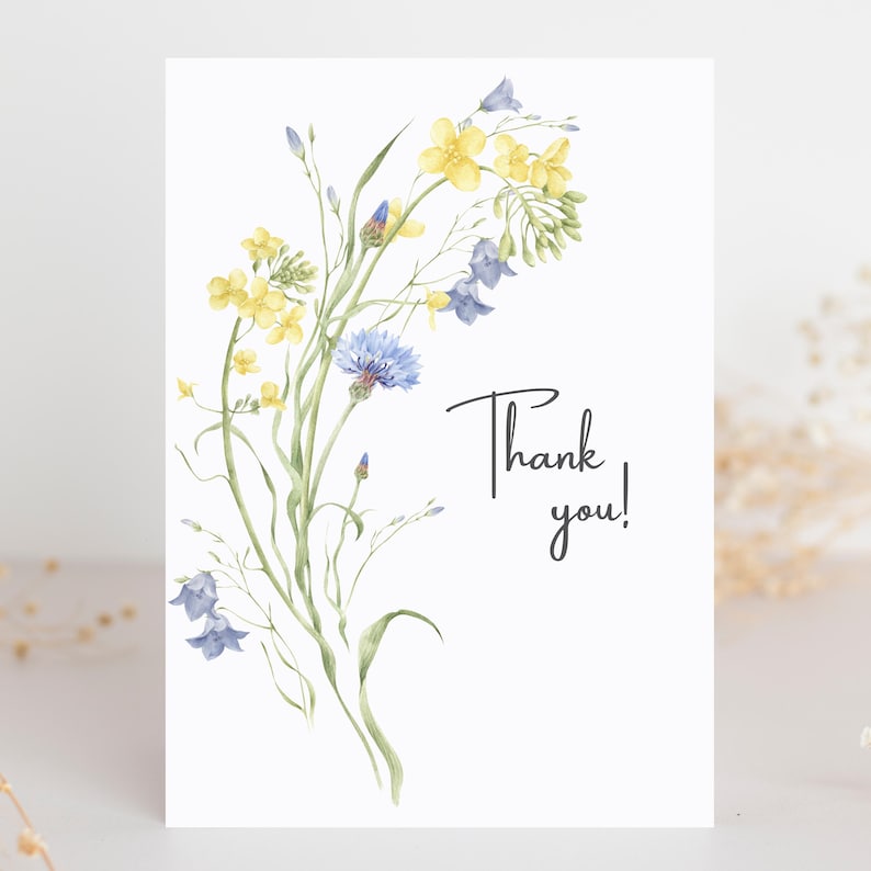 Christian Thank You Card: Handmade Greeting Card With Debossed Envelope ...