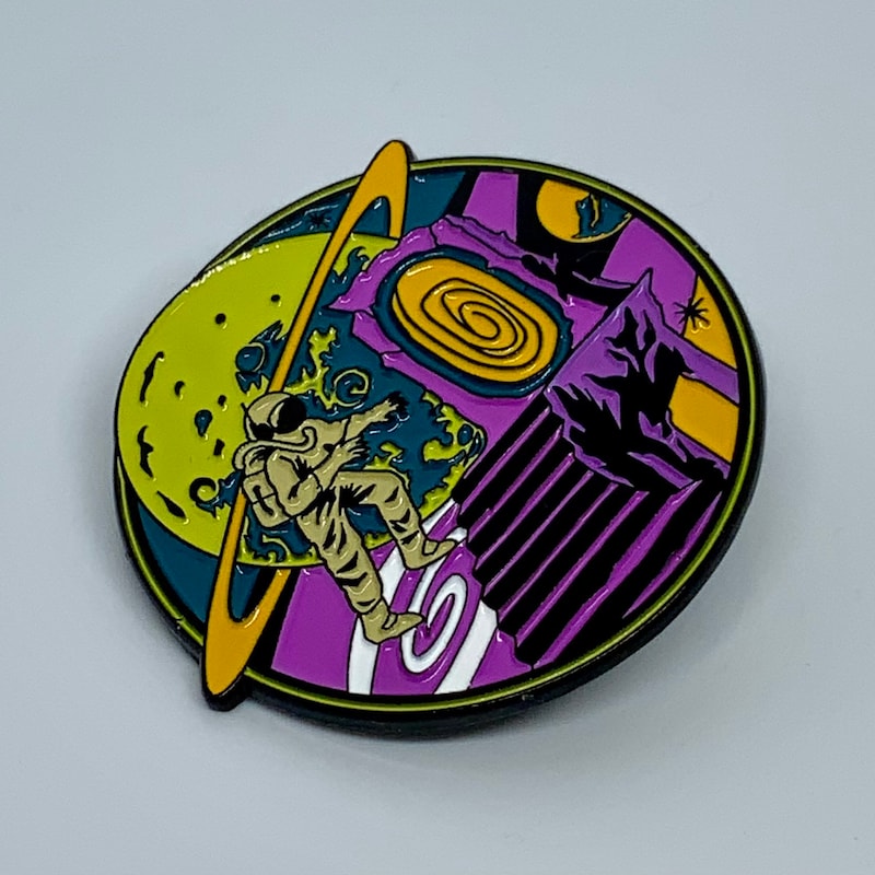 Space Enamel Pin - Etsy