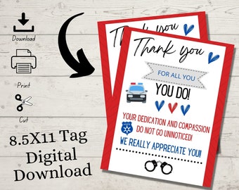 Police Appreciation Gift - Etsy