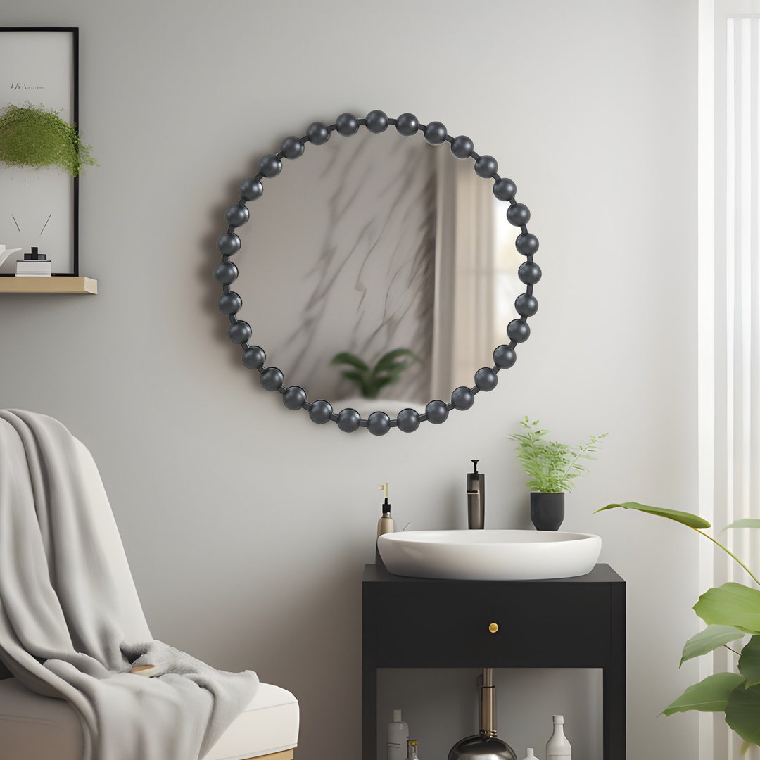 Modern Circle Decor Mirror Round Wall Decor for Entryways, Washrooms ...