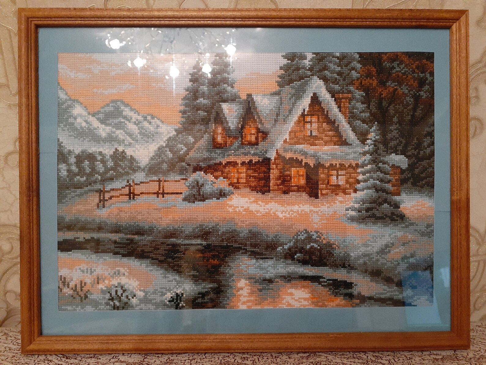 Картина вышивка крестом | Etsy