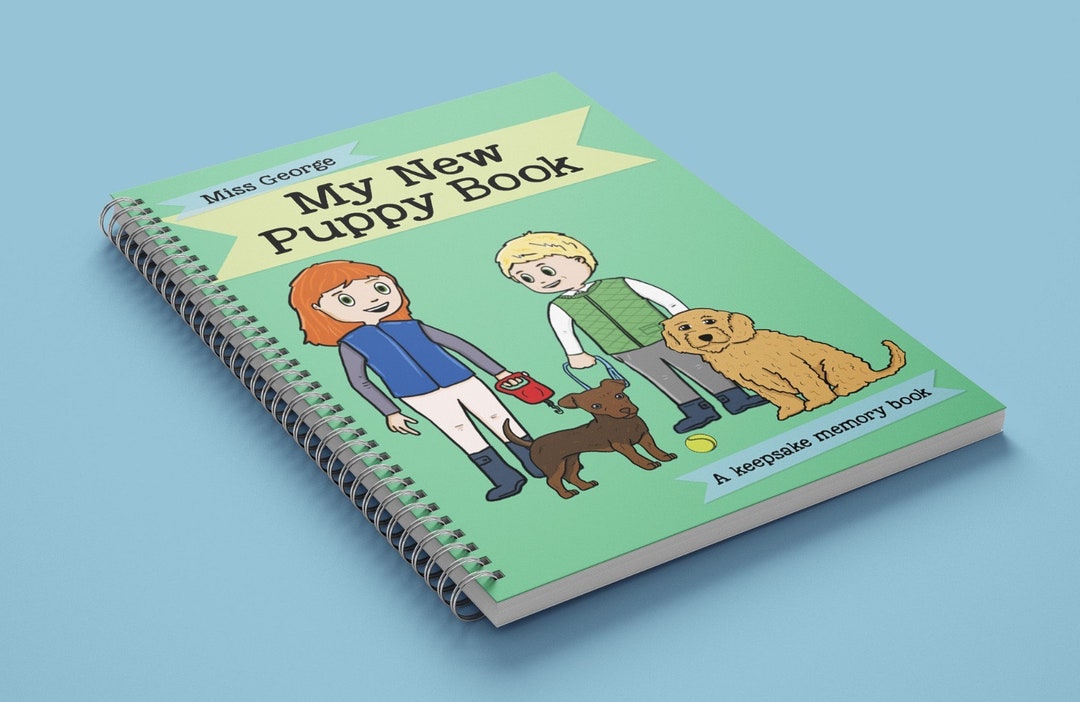 My New Puppy Book - Etsy