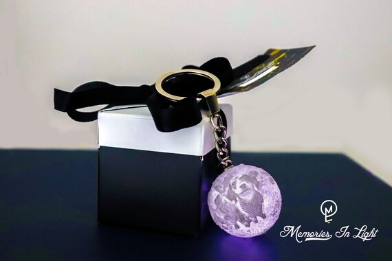 3D Printed Personalised Led Keyring | Etsy