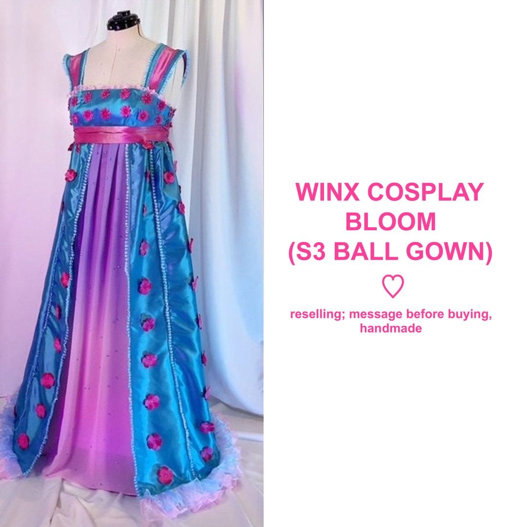 Winx Club Bloom Cosplay Dress Ball Gown - Message Before Buy - Etsy