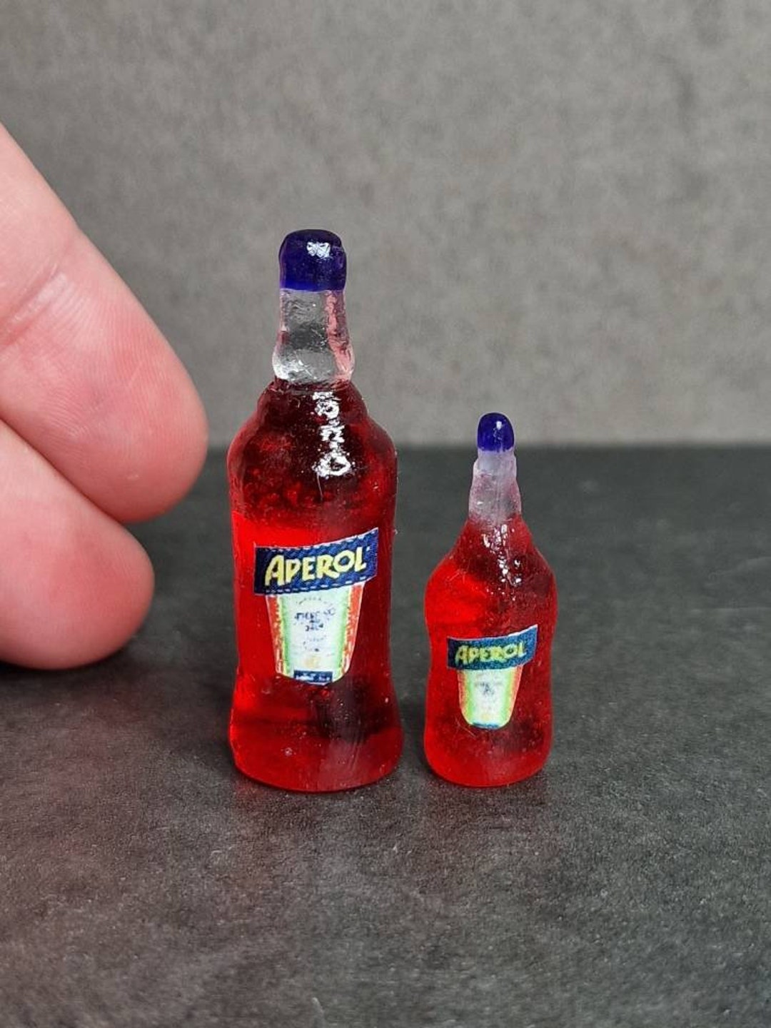 Miniature Handmade Aperol Bottle/spritz/cocktail/miniaturefood/tiny ...