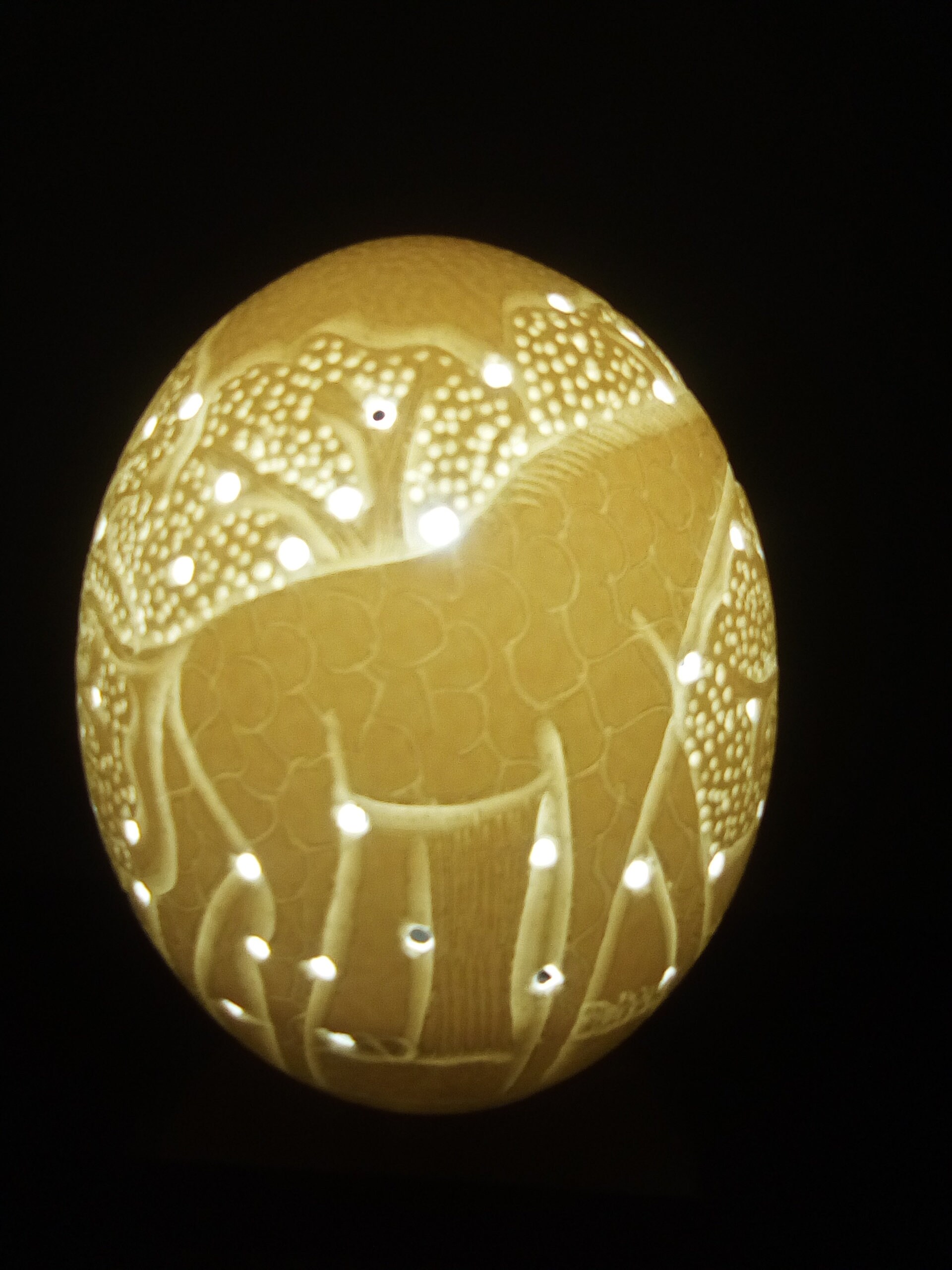 Carved Ostrich Egg Shells - Etsy