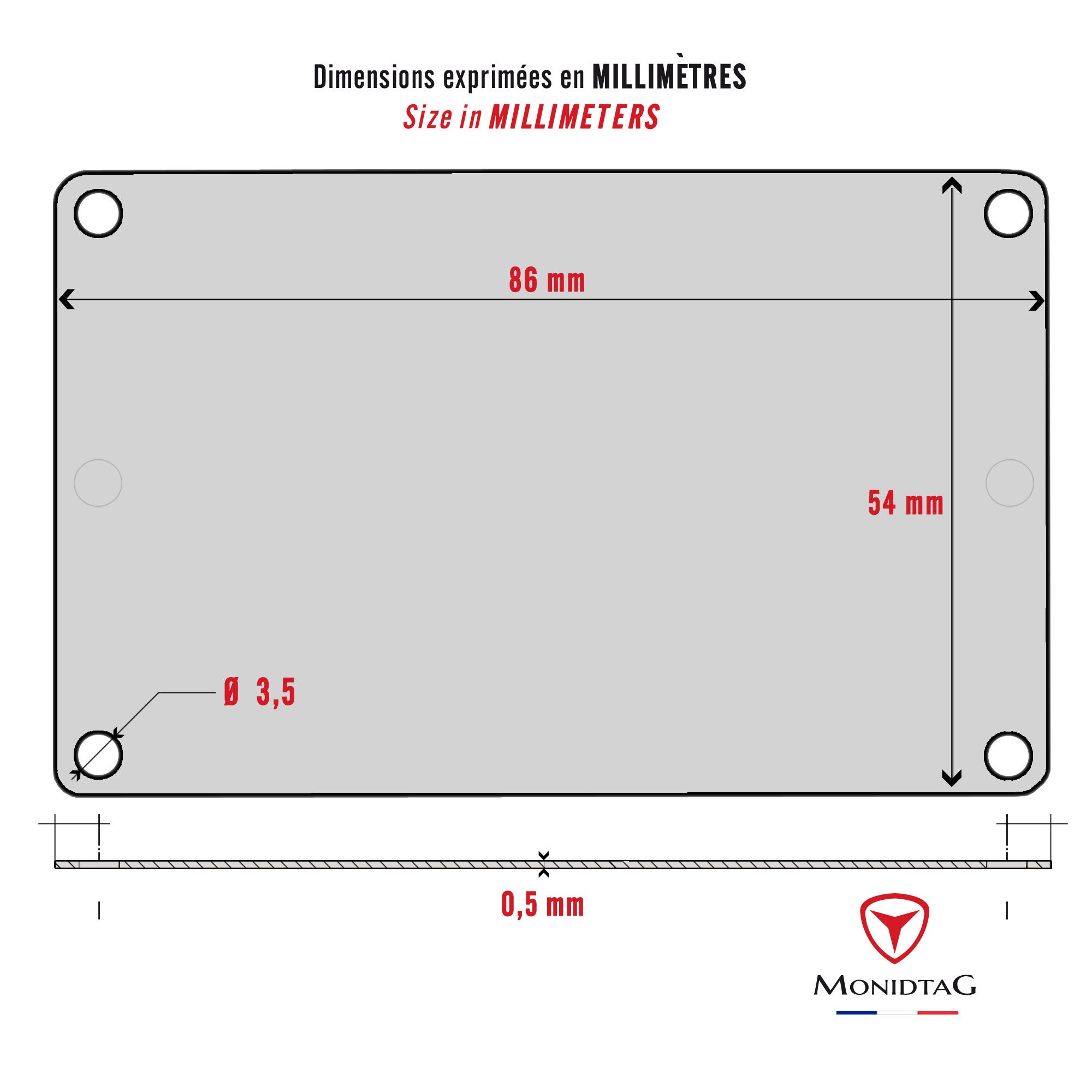 Identification Plate in CB Format - Etsy