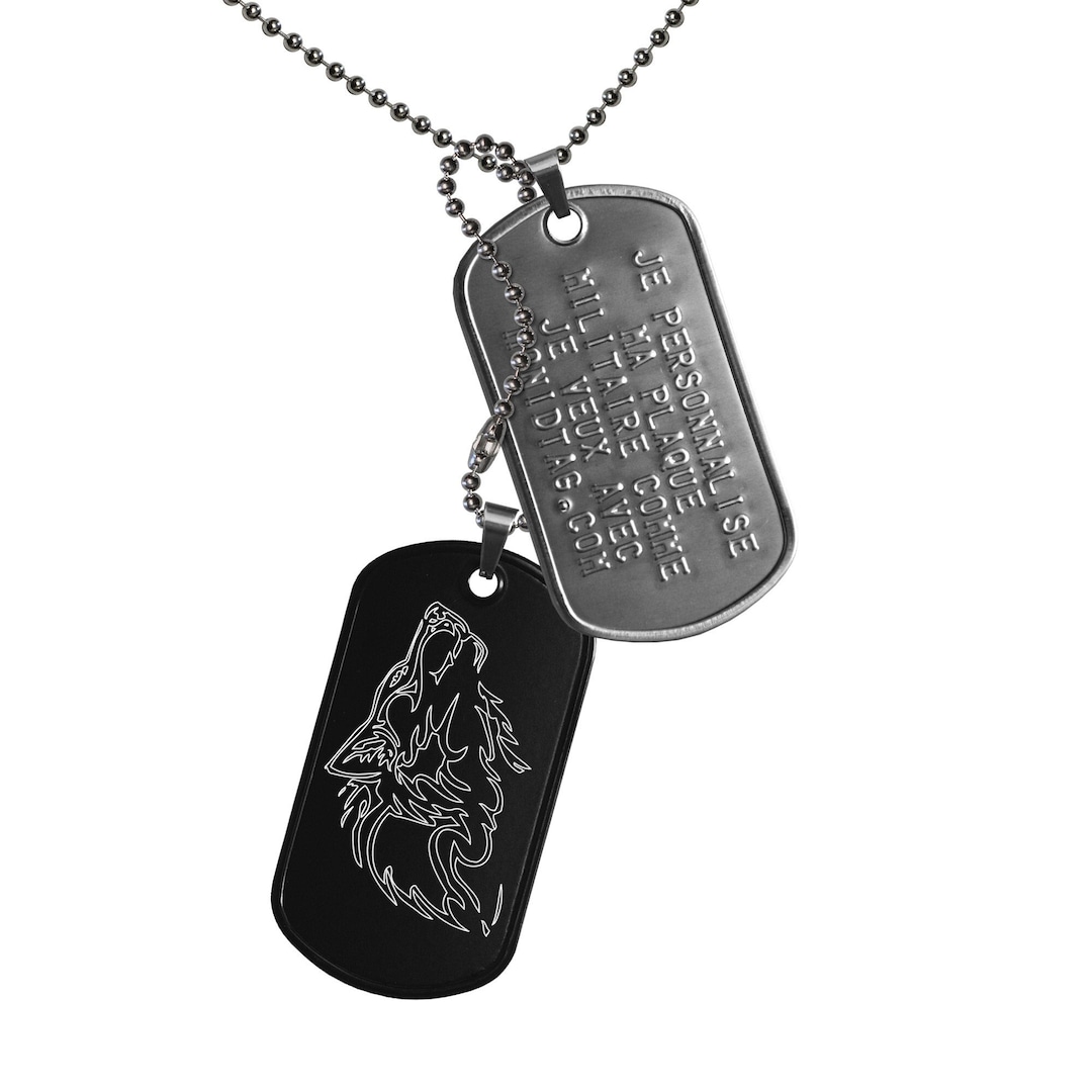 Customizable Dog Tag Military Plates With Engraving - Etsy