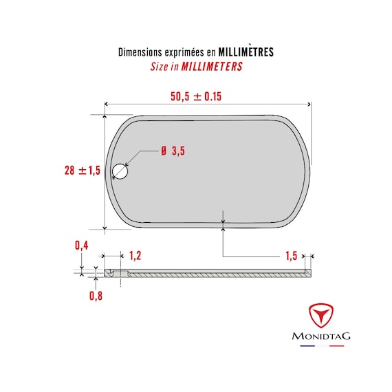 What Size Are Military Dog Tags