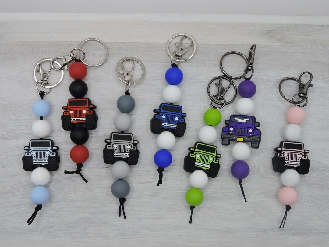 Off Road Vehicle SUV 4x4 Keychain Zipper Pull Bag Charm Purse Gym Bag ...