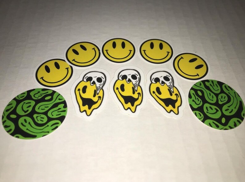 STICKERS: Variety Pack Trippy Aesthetic VSCO Y2K Fun Cute Colorful ...