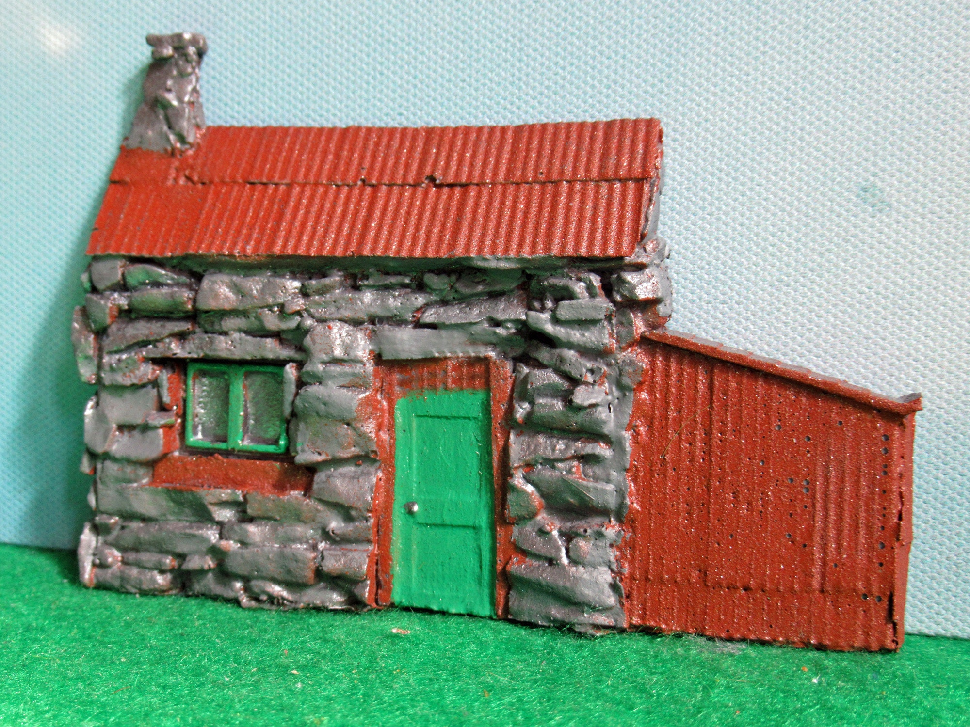 Model Railway Bothy Hut Low Relief Model for OO Gauge/1:76 Scale - Etsy