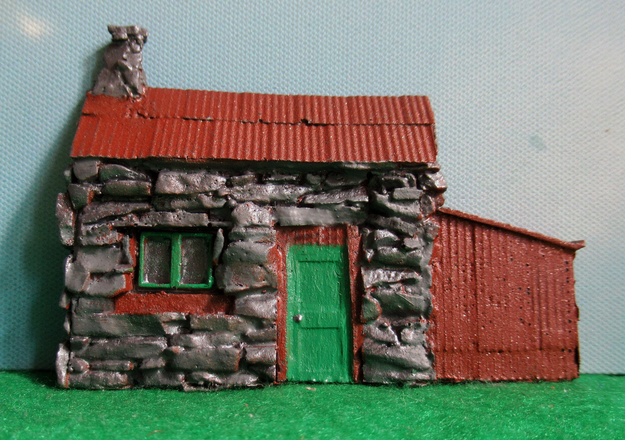 Model Railway Bothy Hut Low Relief Model for OO Gauge/1:76 Scale - Etsy