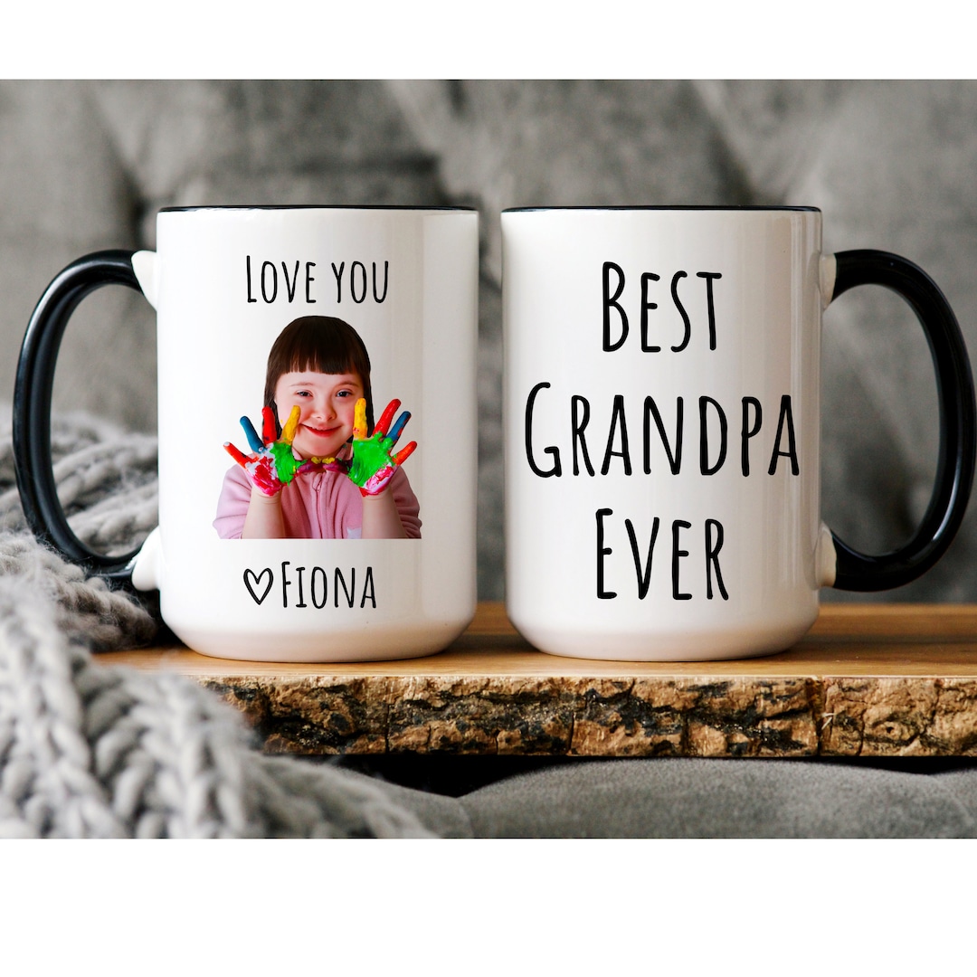 Best Grandpa Ever Mug Best Grandpa Ever Photo Mug for Grandpa - Etsy