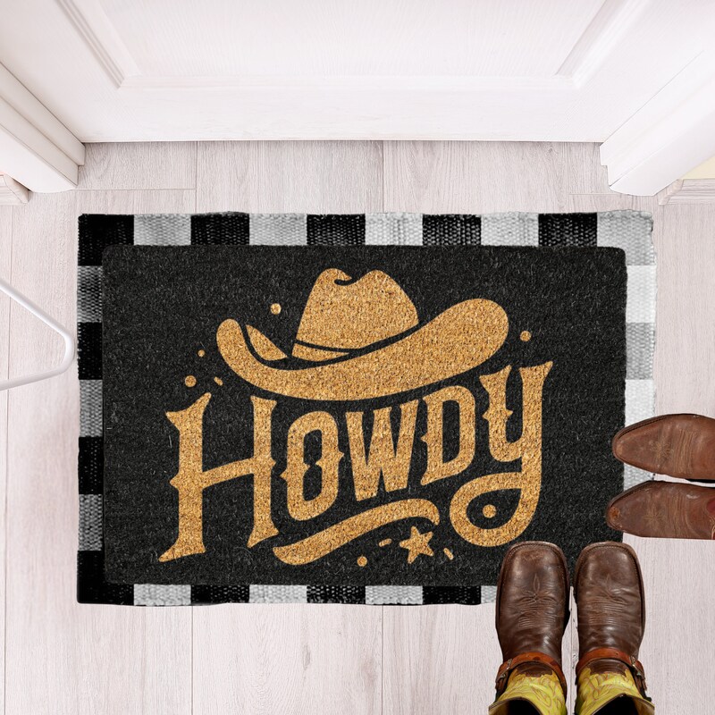 Cowgirl Floor Mats - Etsy