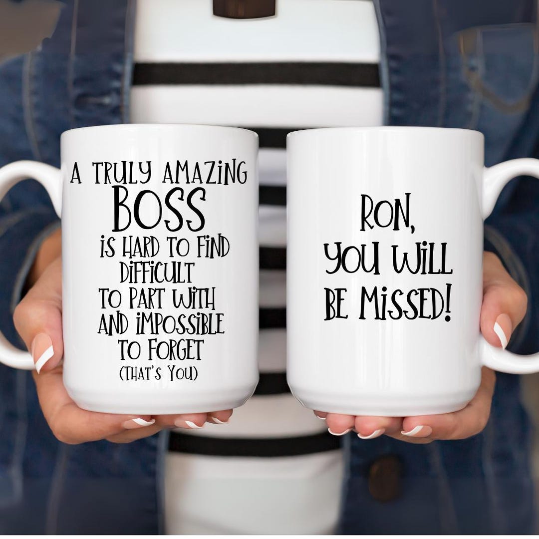 Going Away Gift for Boss Goodbye Gift Boss Leaving Mug Best Boss Ever ...
