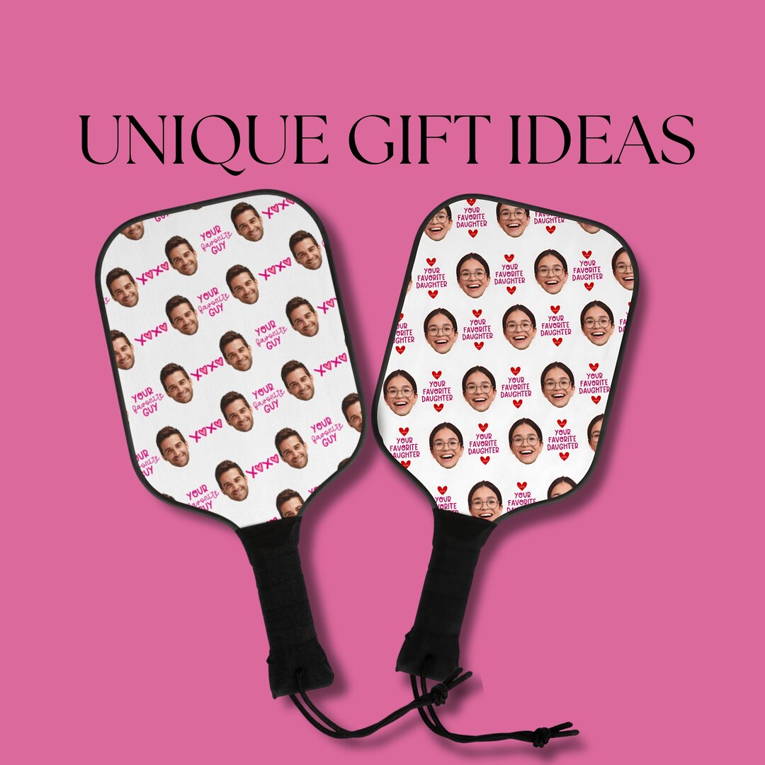 Custom Pickleball Paddle Set Valentine Day Gift for Daughter Birthday ...