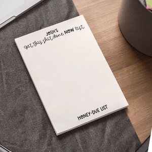 Personalized Notepad for Her Coworker Christmas Gift Custom Notepad for ...