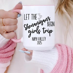 Girls Trip Gifts Personalized Coffee Mugs Girls Trip Cups for Ladies ...