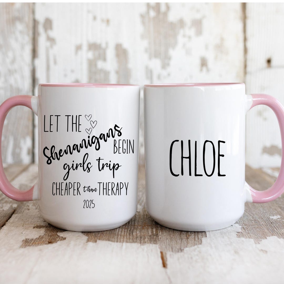 Girls Trip Gifts Personalized Coffee Mugs Girls Trip Cups for Ladies ...