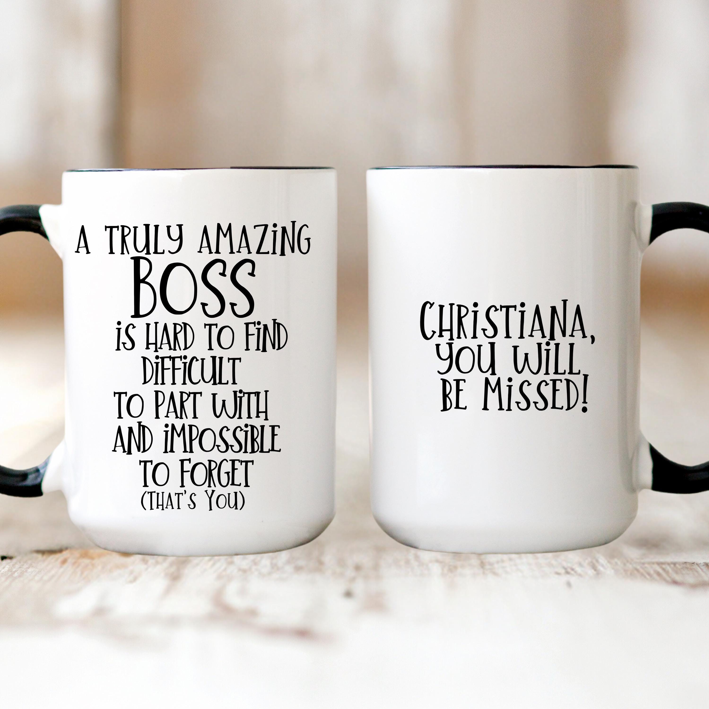 Going Away Gift for Boss Goodbye Gift Boss Leaving Mug Best Boss Ever ...