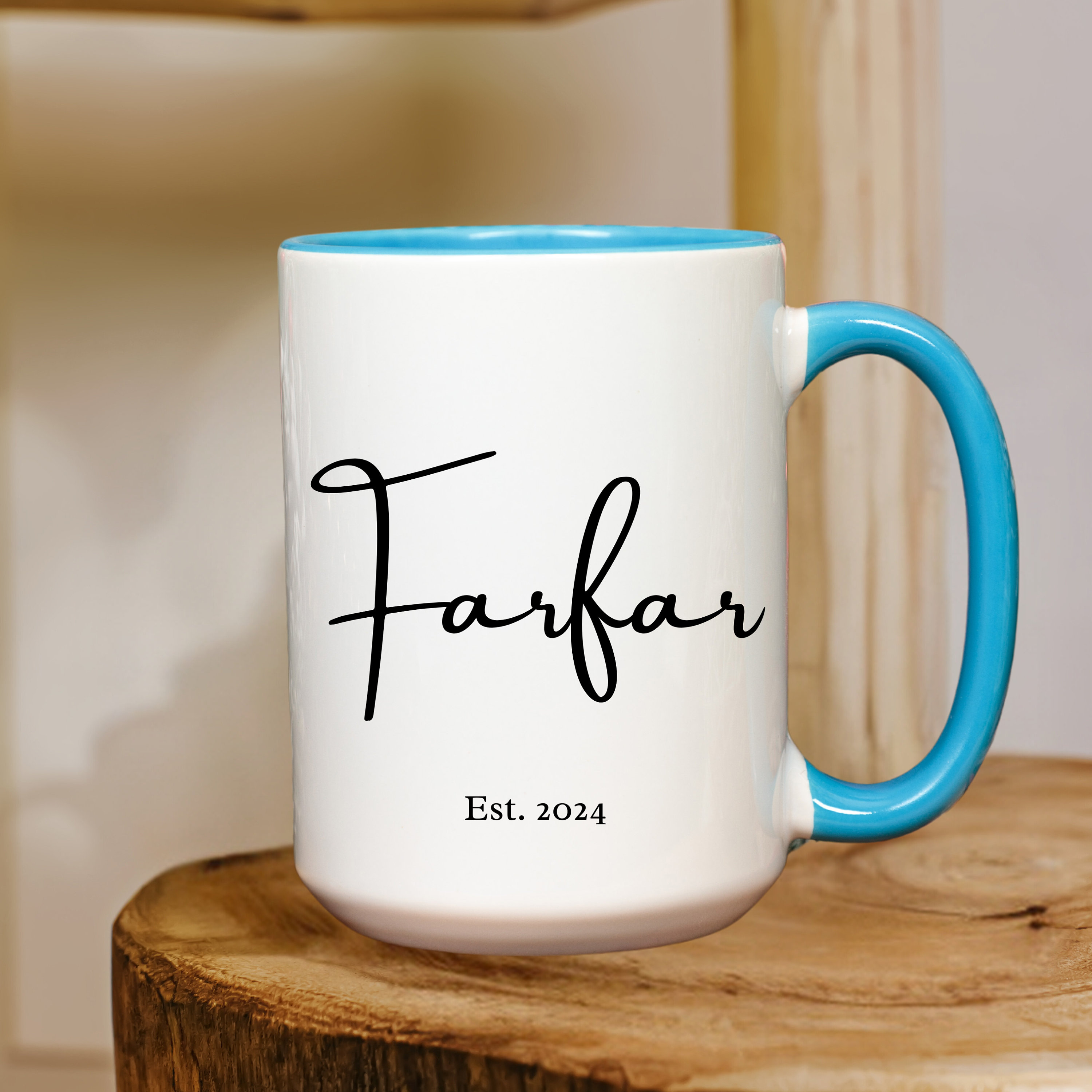 Farfar Gift for Farmor Gift Farmor Pregnancy Reveal to Grandma Gift New ...
