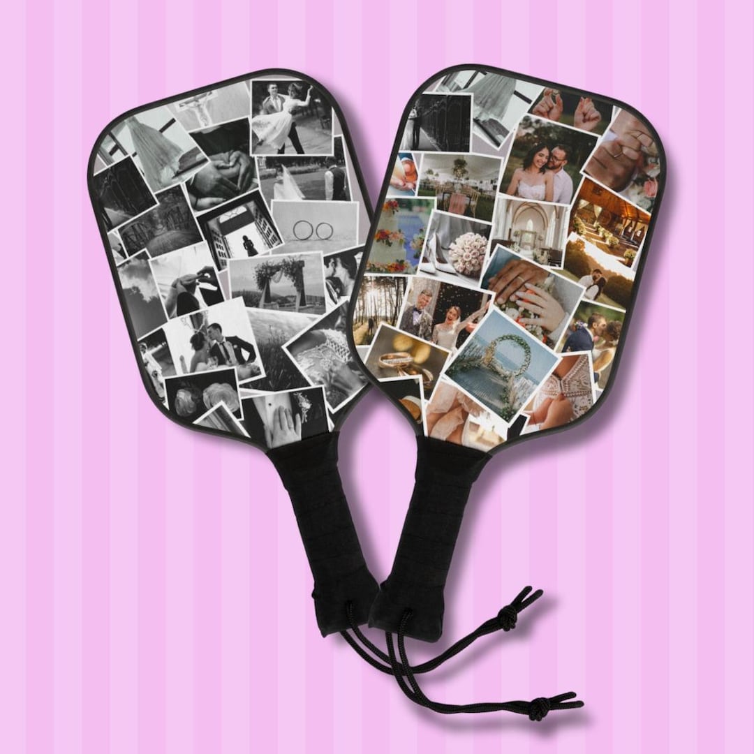 Custom Pickleball Paddle Photo Paddle Memory Photo Collage Gift for ...