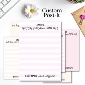 Personalized Notepad for Her Coworker Christmas Gift Custom Notepad for ...