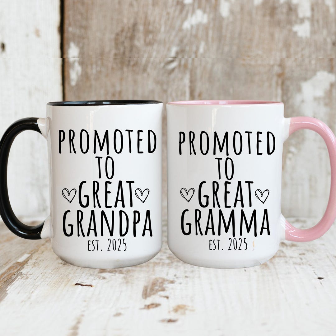Great Grandparents Set Great Grandma Gift for Grandparents to Be Baby ...