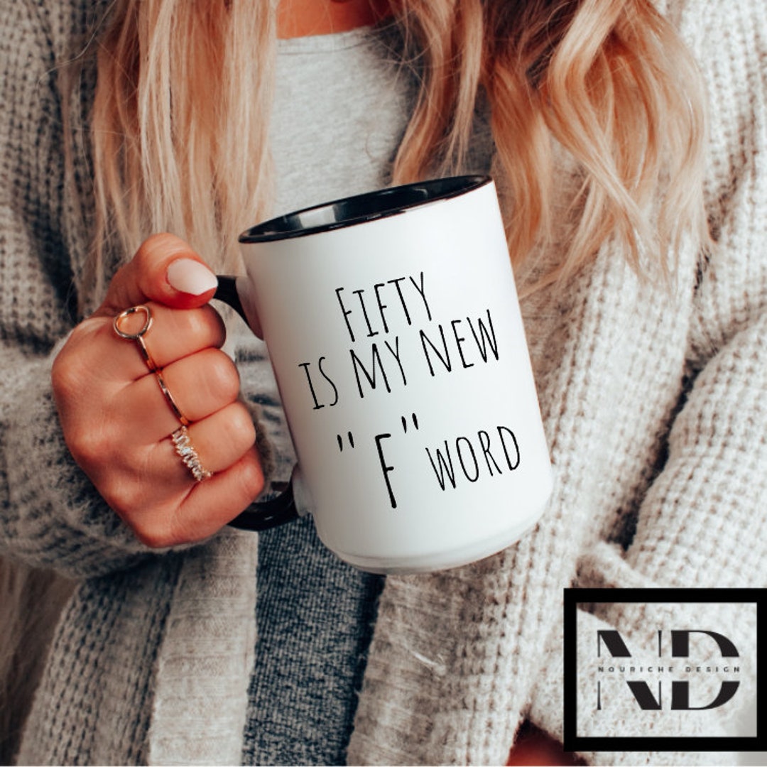 50th Birthday Gift Fifty F Word Fabulous at 50 the New F Word - Etsy