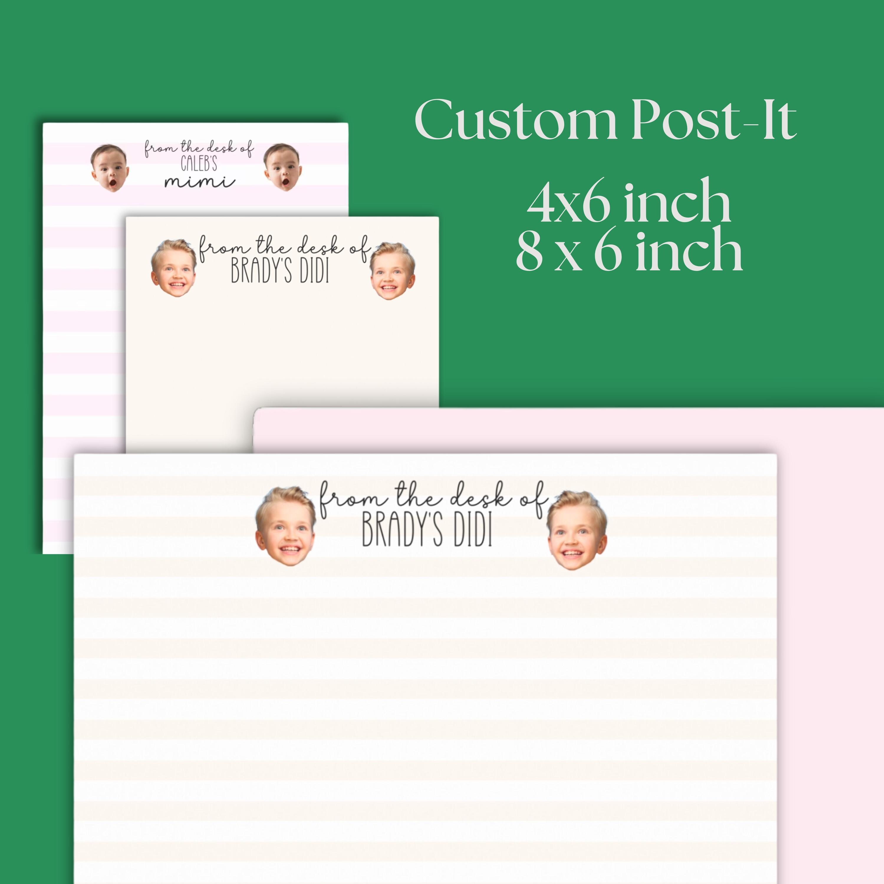 Custom Post Its Custom Notepad for Mom Gift Stocking Stuffer for Kids ...