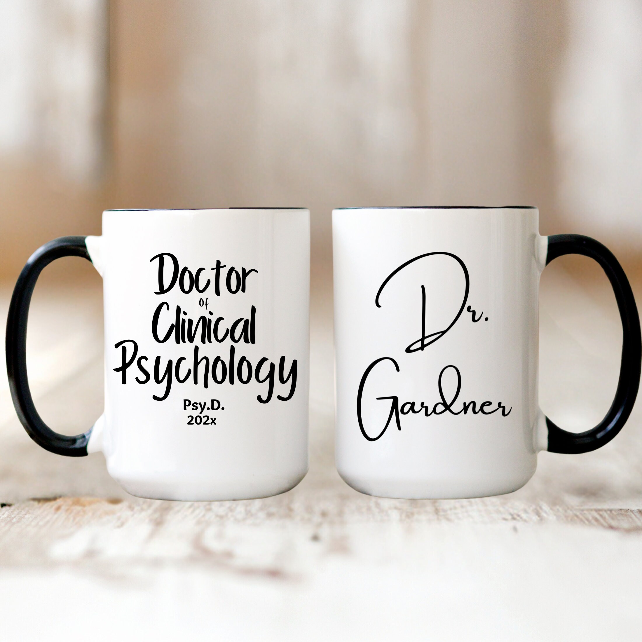 Clinical Psychology Doctorate Graduation Psychologist Gift Psyd Mug ...