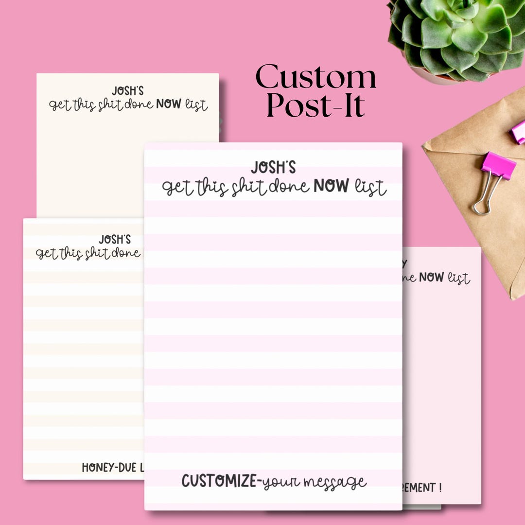 Personalized Notepad for Her Coworker Christmas Gift Custom Notepad for ...