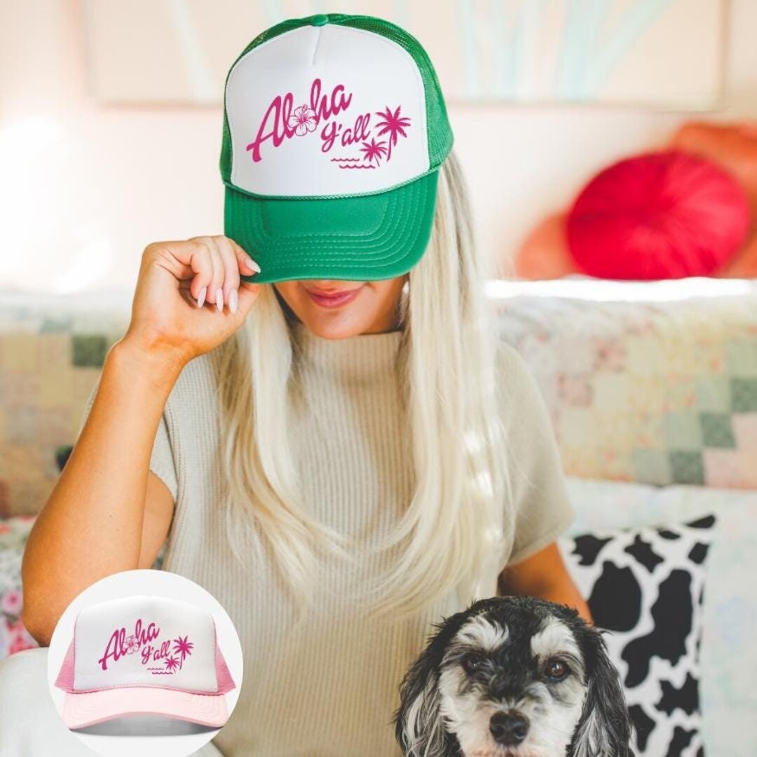 Howdy Trucker Hat Aloha Hat Aloha Gift Yall Gift Howdy Yall Trucker Hat ...