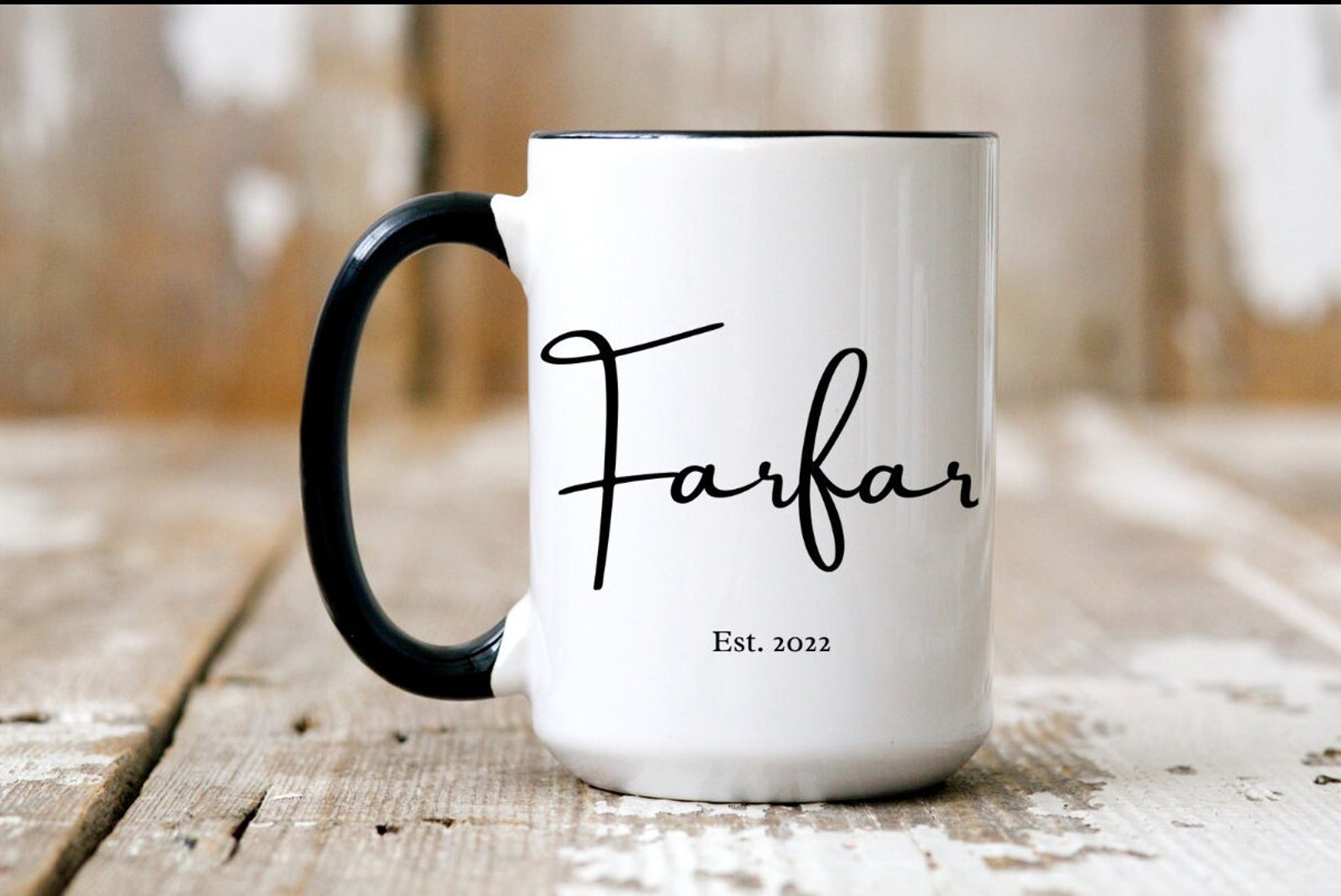 Farfar Gift for Farmor Gift Farmor Pregnancy Reveal to Grandma Gift New ...