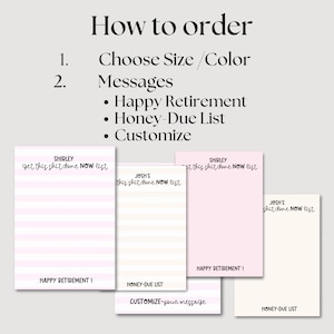 Personalized Notepad for Her Coworker Christmas Gift Custom Notepad for ...