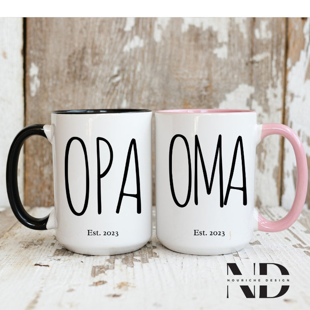 Oma and Opa Baby Announcement Pregnancy Reveal Oma and Opa - Etsy