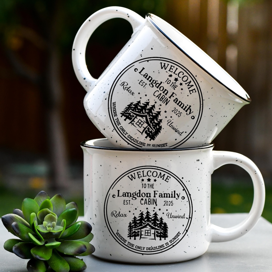 Custom Cabin Mug for Cabin Personalized Cabin Mug New Cabin Gift for ...