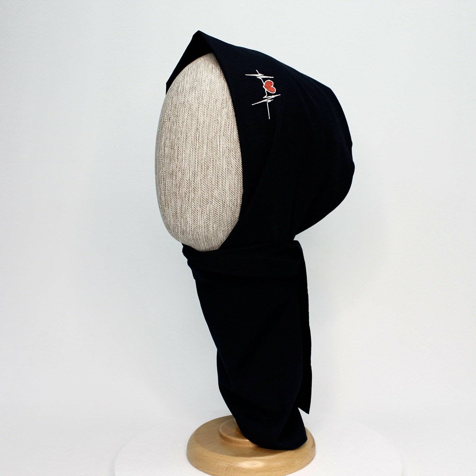 RUZGAR Professional Hijab Scrub Cap With Embroidery Pettern / Medical ...