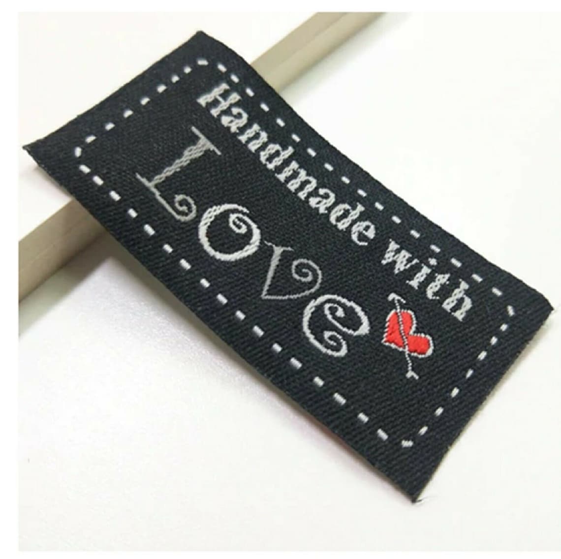 Fabric Labels 'hand Made With Love' Sew on Garment - Etsy UK