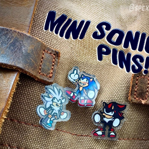 Sonic and Friends Acrylic Pins | Etsy